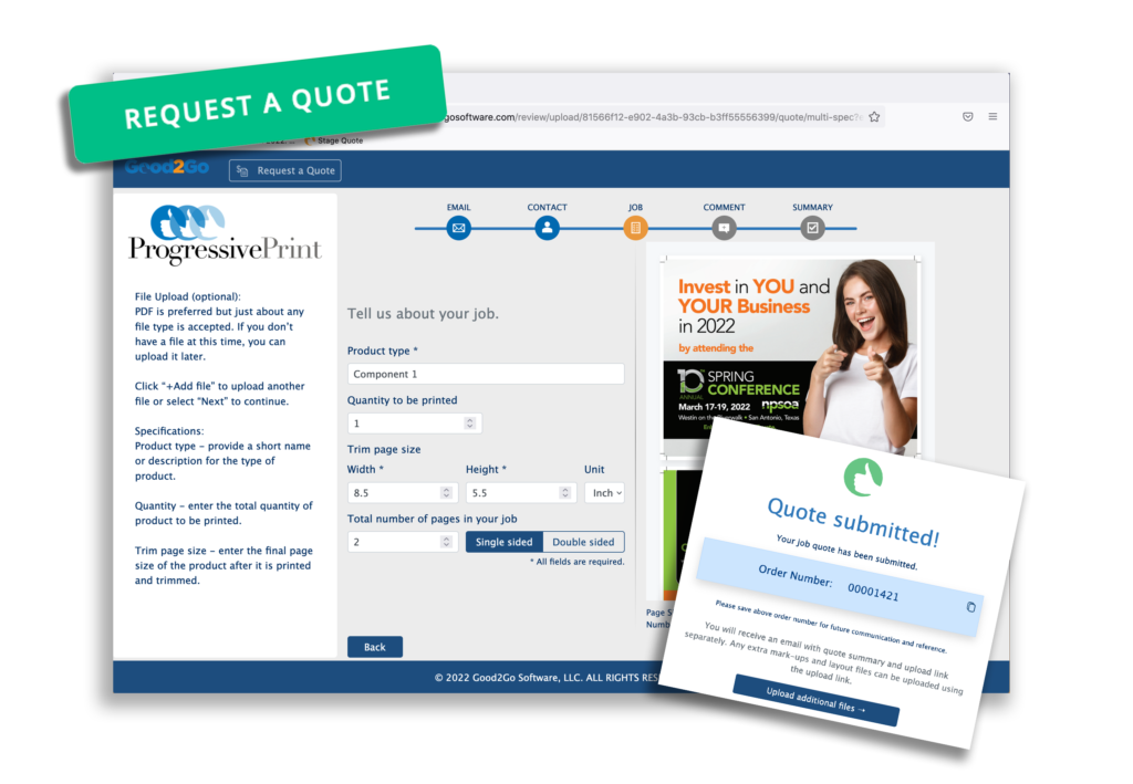 Quote Approval - Good2Go Software