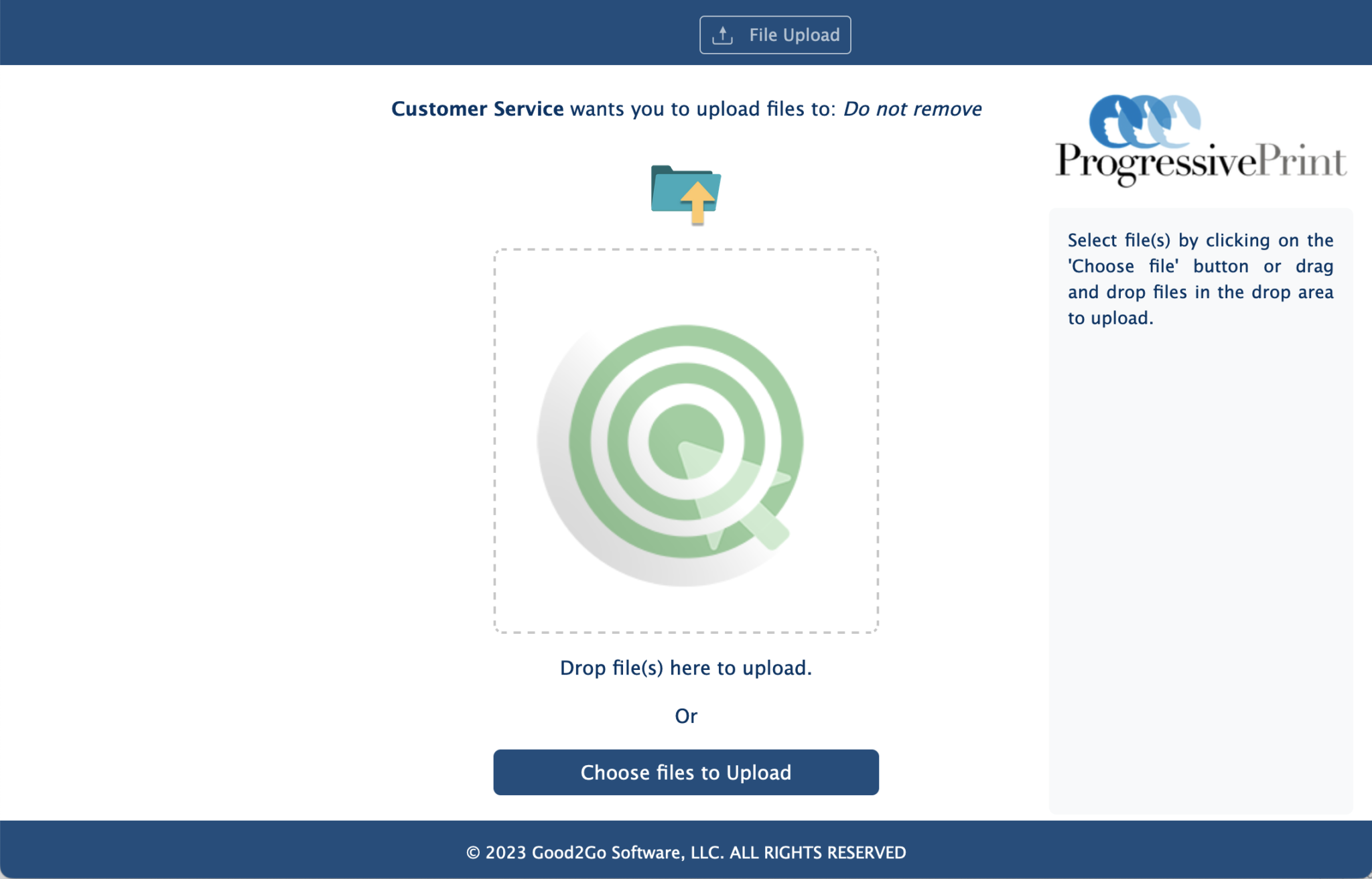 Upload Ez-Path - Good2Go Software